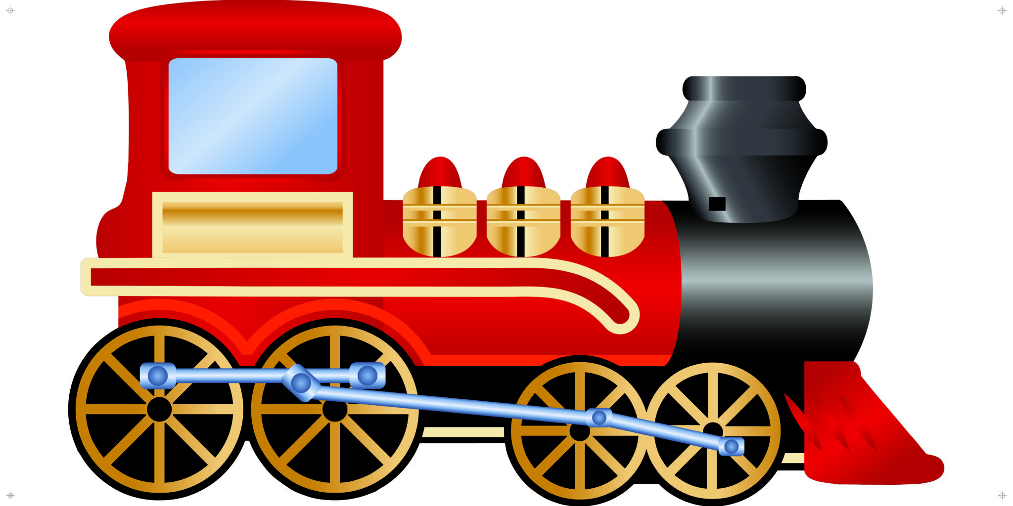 IMPRESSION Steam Locomotive - Christmas Props Australia