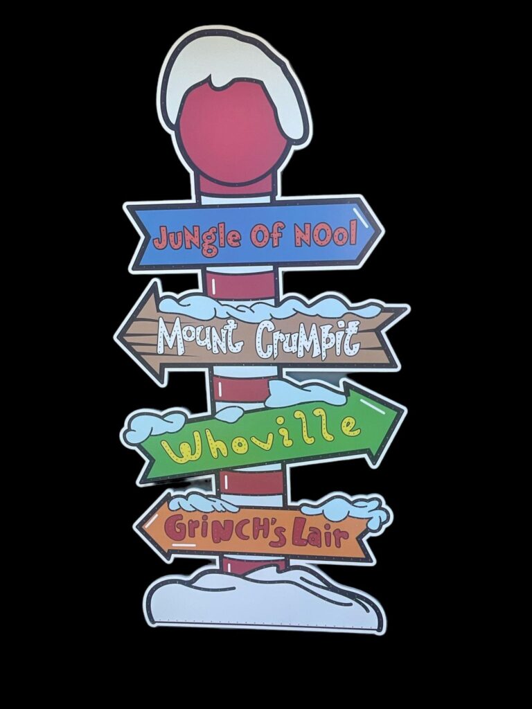 Impression Hooville Sign Twinkle Lights - Christmas Props Australia