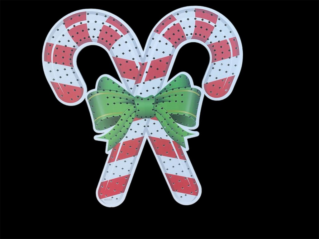 Impression Criss Cross Candy Canes – Christmas Props Australia